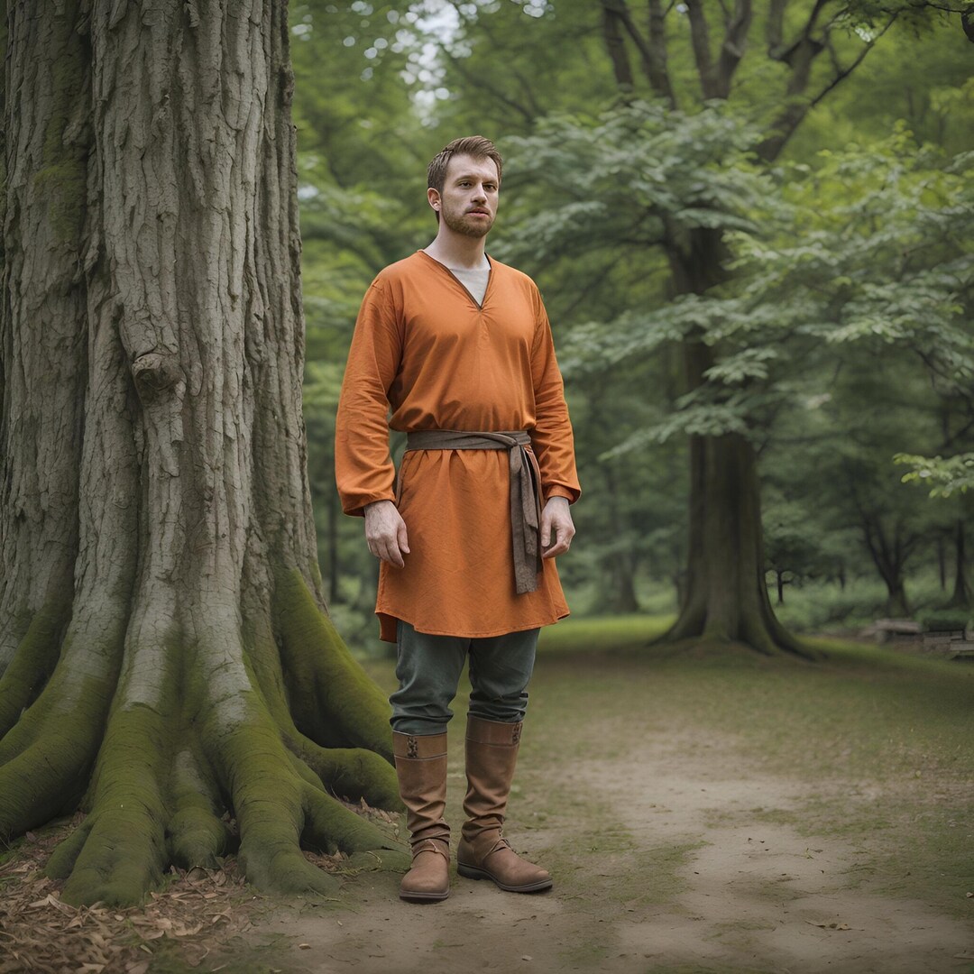 Rustic Viking Tunic for Men | Norse Warrior Medieval Costume ...