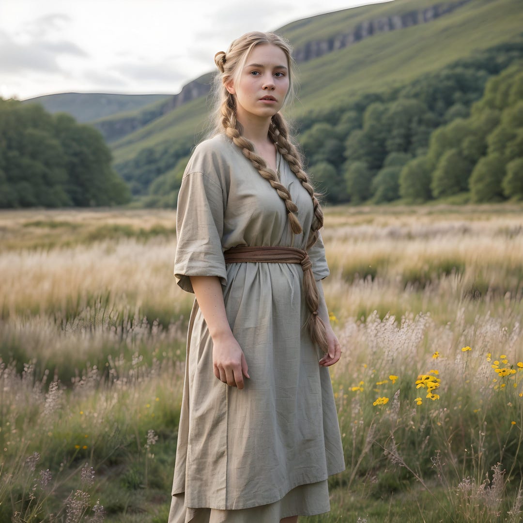 Medieval Viking Linen Tunic Dress | Norse Ren Faire Cosplay Costume | Historical Renaissance ...