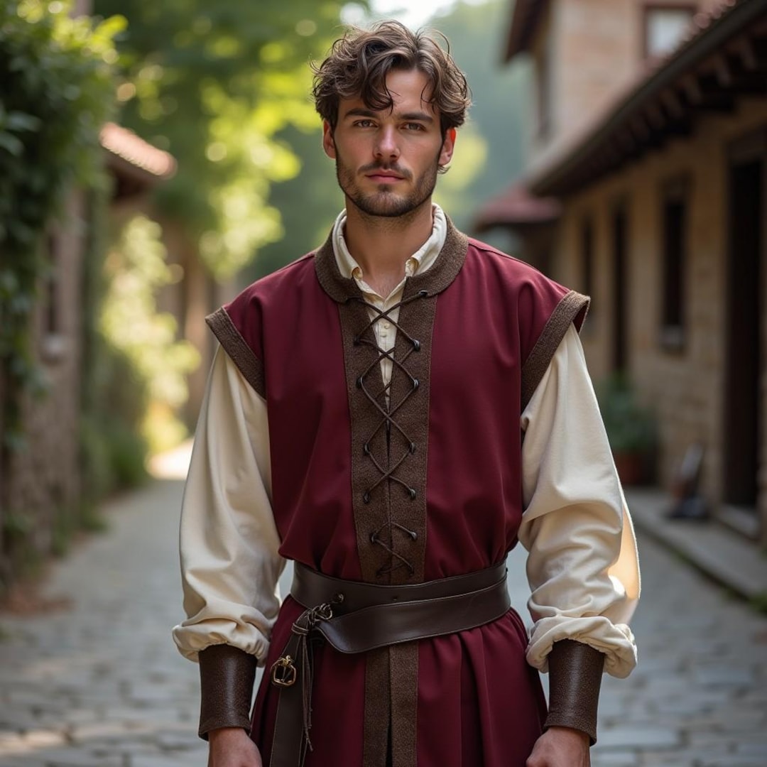 Nobleman Medieval Surcoat for Men | Renaissance Festival Outfit ...