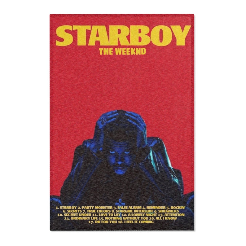 The Weeknd Starboy Music Album Rug - Etsy