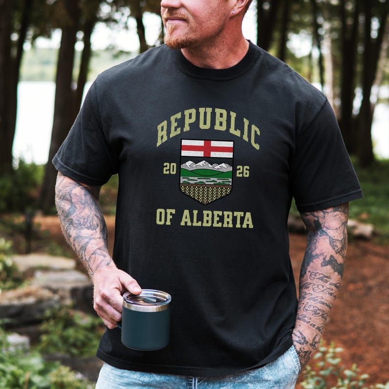 Alberta Shirt Canadian Made, Patriotic Tshirt, Alberta Gift, Alberta ...