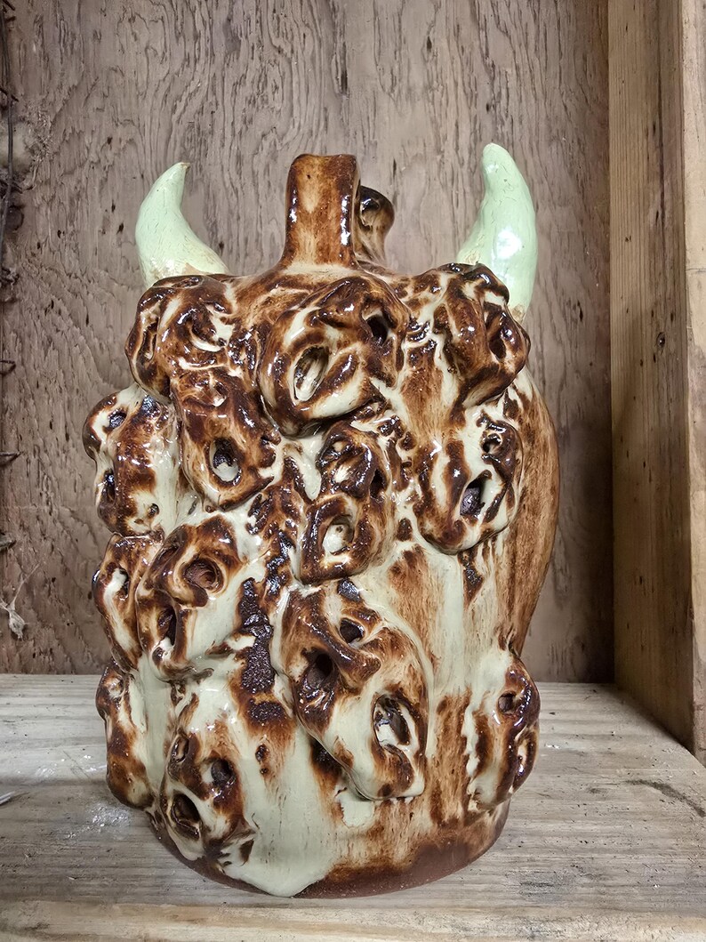 Handmade Devil Face Jug - Etsy