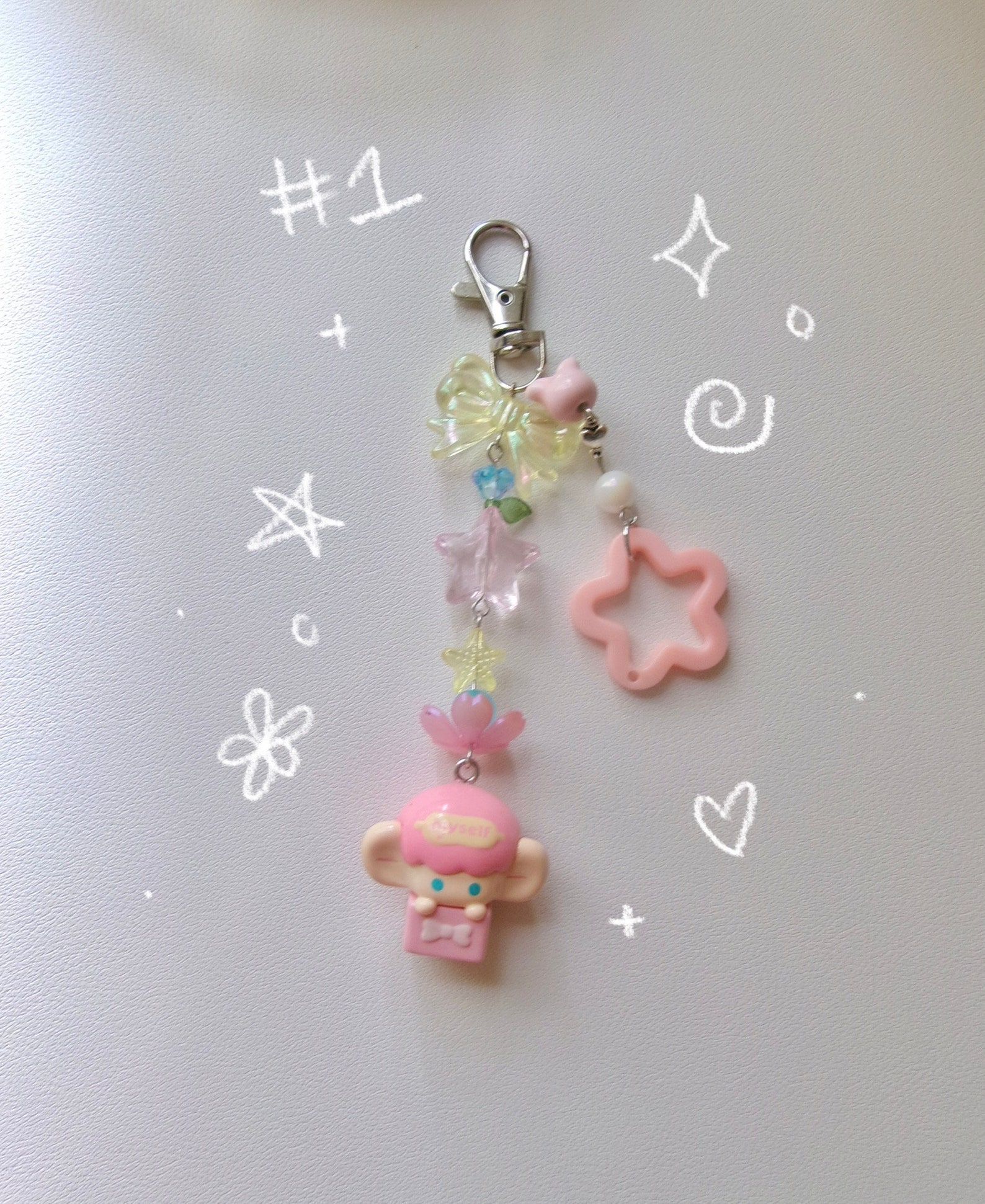 Cute Character Keychains Kawaii Aesthetic Y2K Coquette Accessory Gift ...