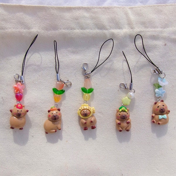 Capybara Phone Charms - Etsy