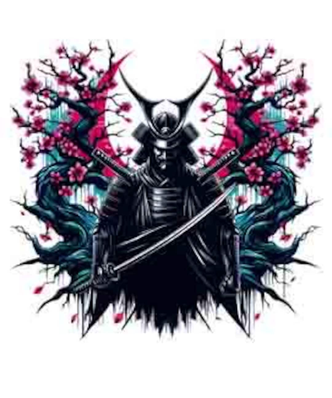 Samurai Shinigami Warrior - Festering Desires Japan Png Digital Art PNG ...