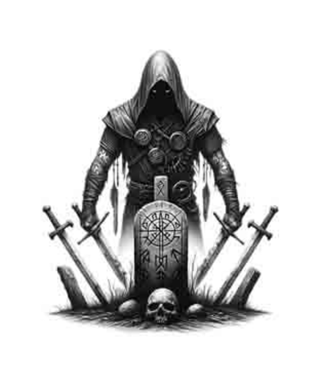 Viking Cursed Digital Art Collection PNG JPEG & SVG Tribal Tattoo ...