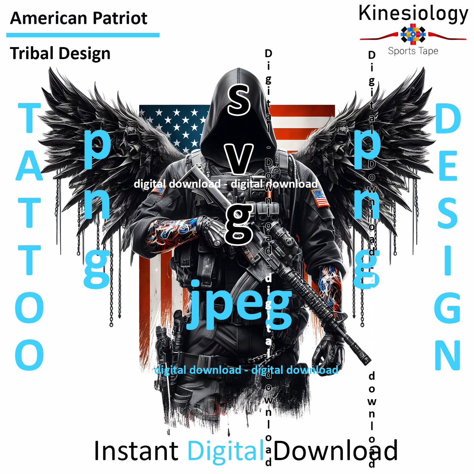 American Patriot Soldier - Skull Grim Reaper , Army Svg Military ...