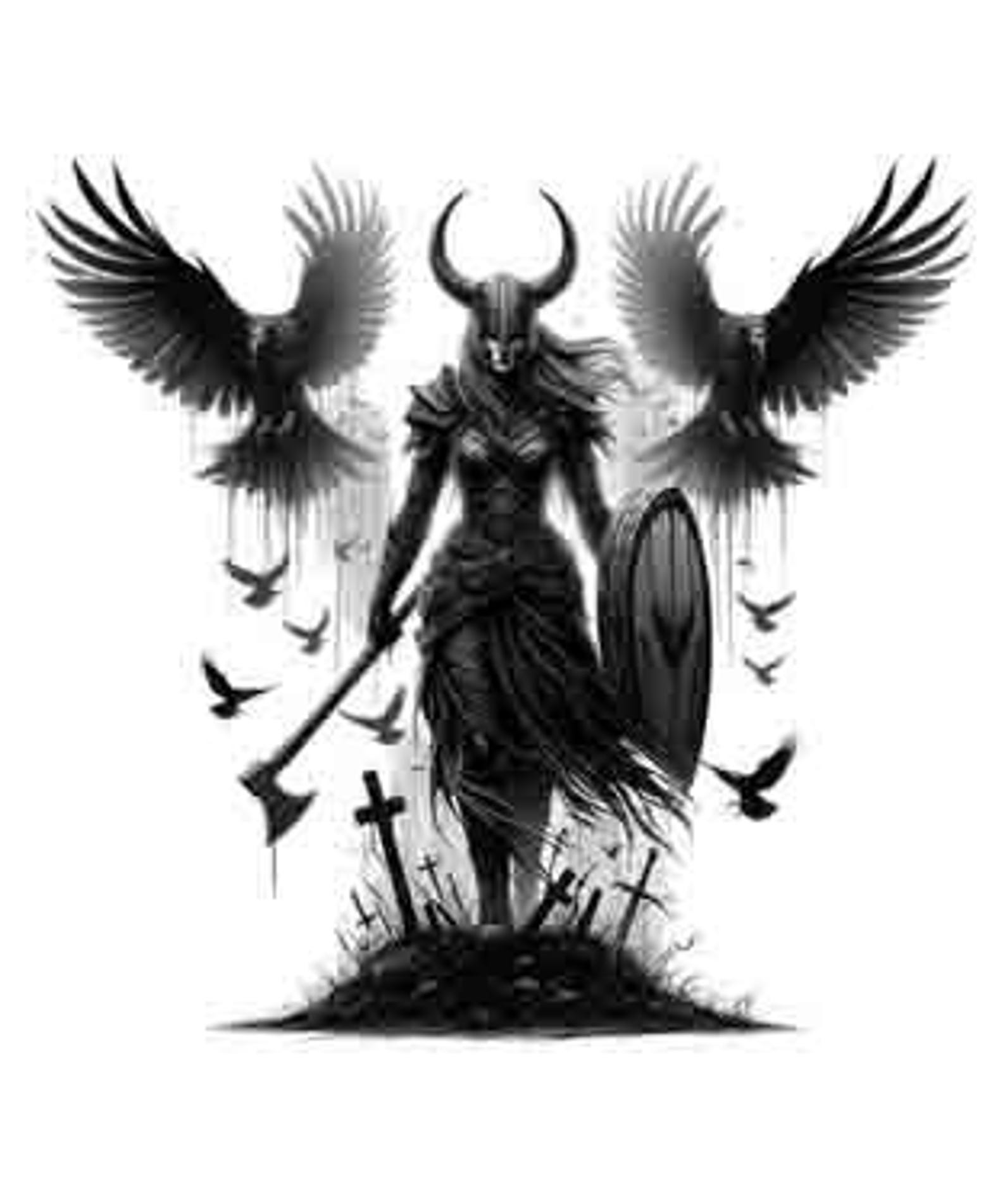 Viking Cursed Digital Art Collection PNG JPEG & SVG Tribal Tattoo ...