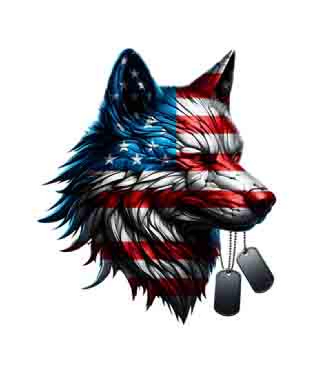 American Patriot Biomechanical Wolf Instant Digital Download Military ...