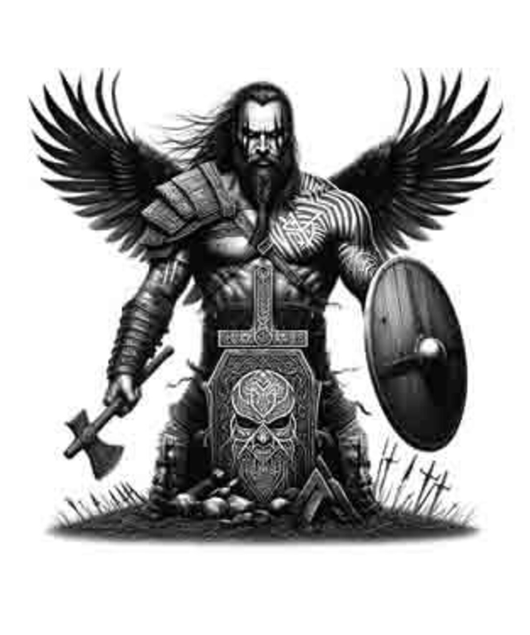 Viking Memorial - Heaven Bound Digital Art Collection PNG, JPEG & SVG ...
