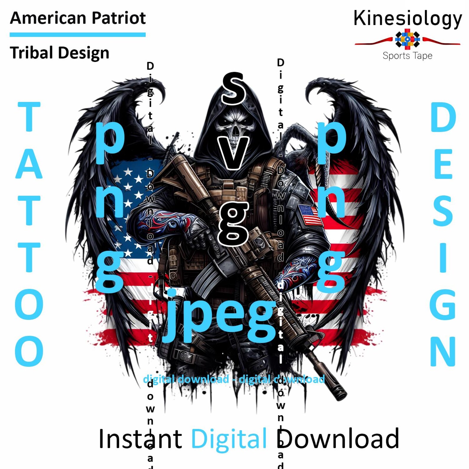 American Patriot Revenance Instant Digital Download Military Png Army ...