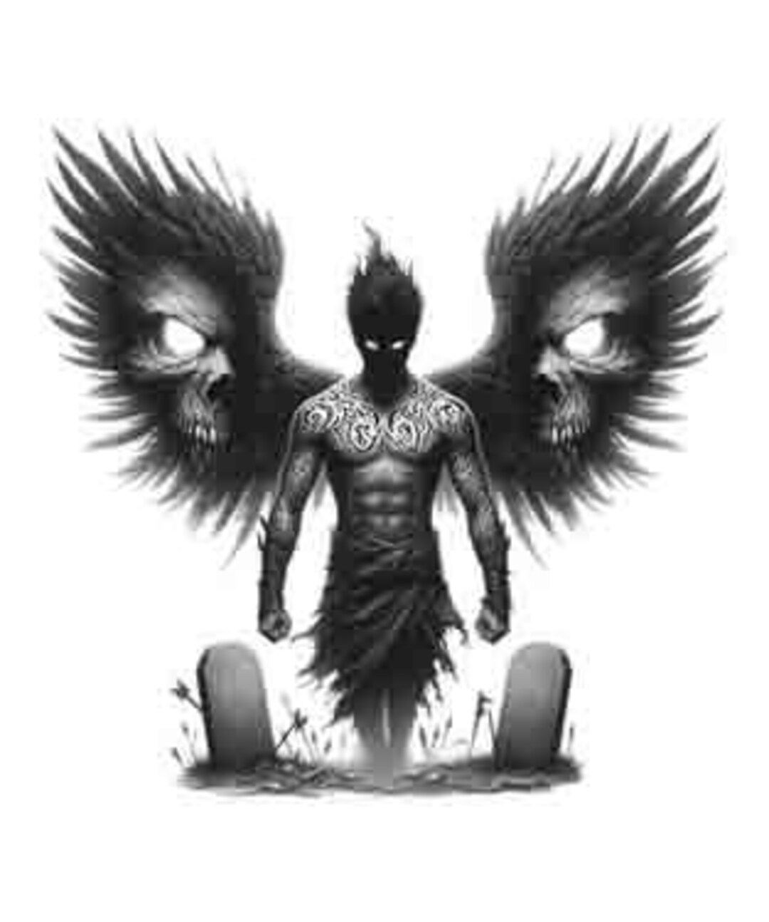 Viking Rage Digital Art Collection PNG JPEG & SVG Tribal Tattoo ...