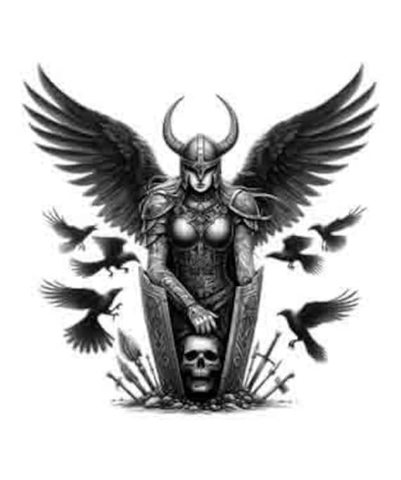 Viking Valkyrie Behang Valkyries | Viking Archaeology