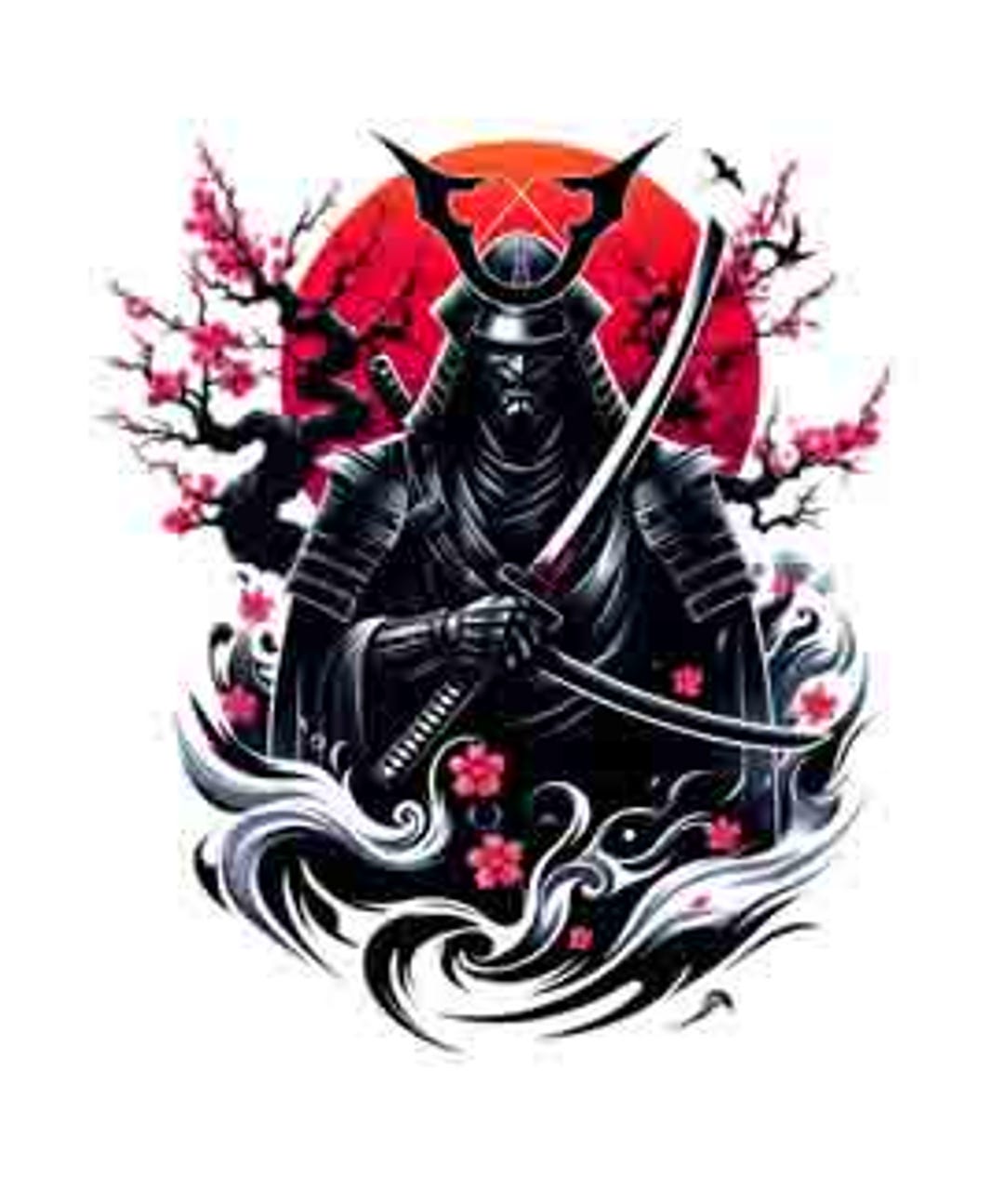 Samurai Shinigami Warrior - Lone Wraith Japan Png Digital Art PNG JPEG ...