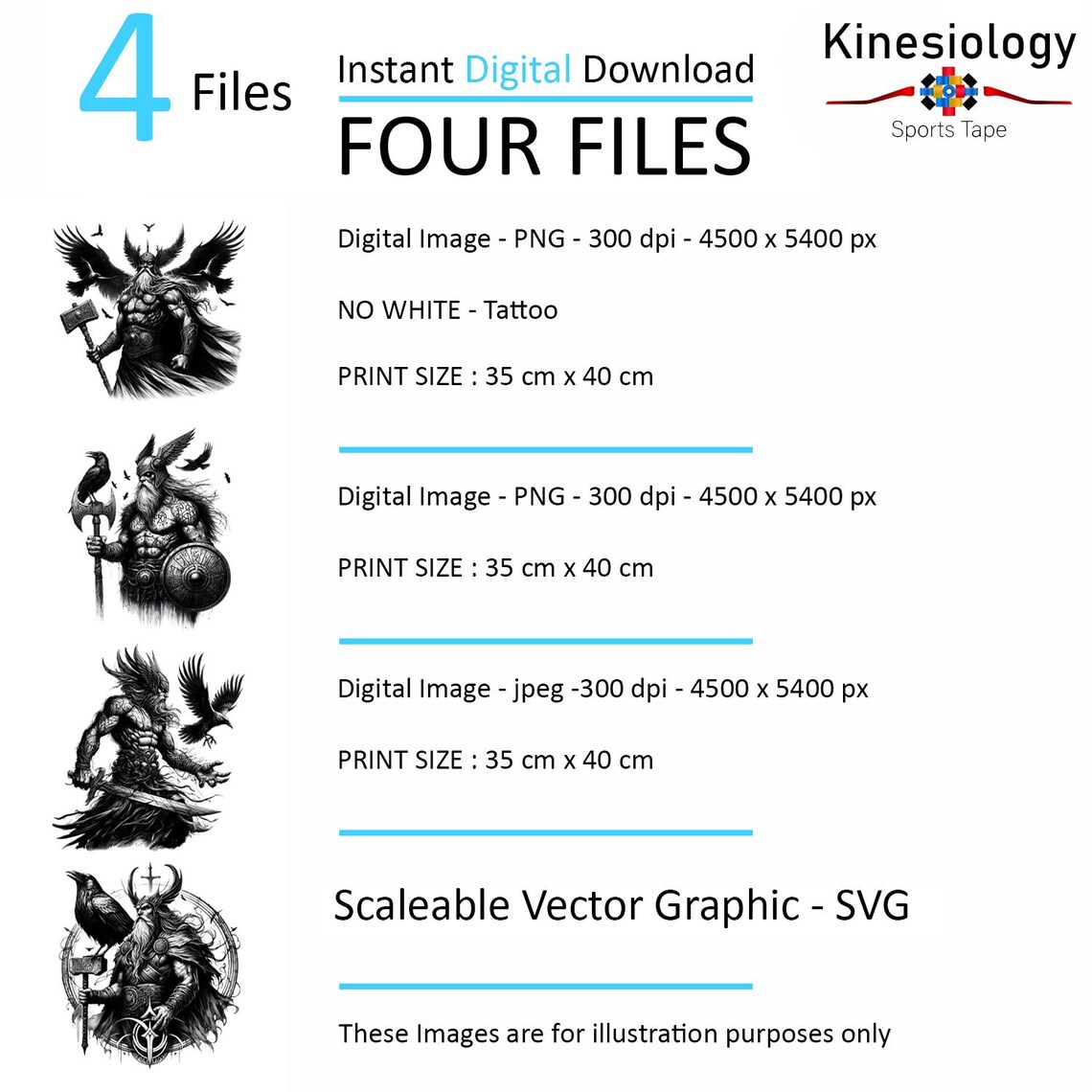 Viking Warrior Invincible Digital Art PNG JPEG & SVG Tribal Tattoo ...