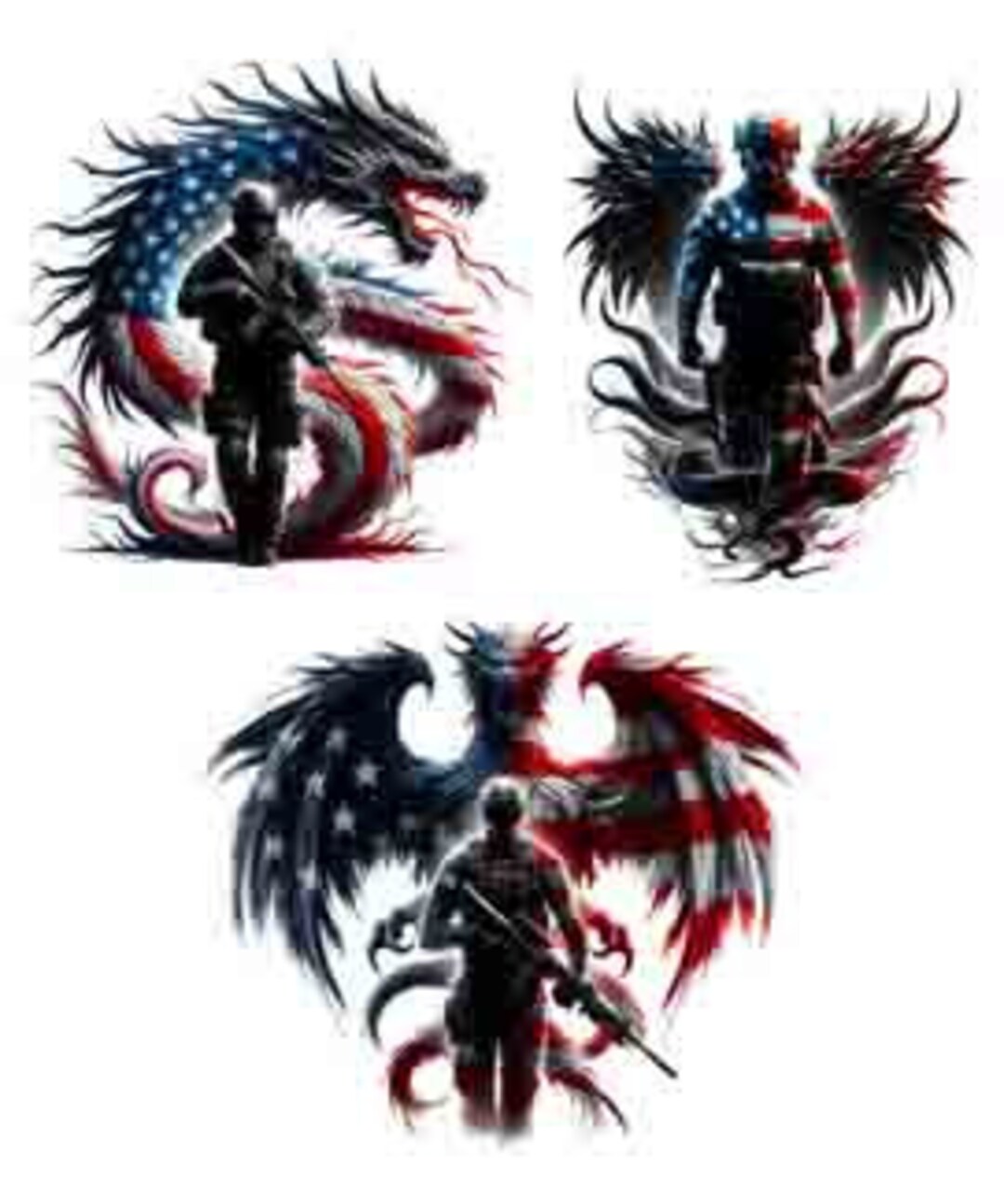 American Dragon Patriot PNG Bundle - Digital Art | PNG Collection ...