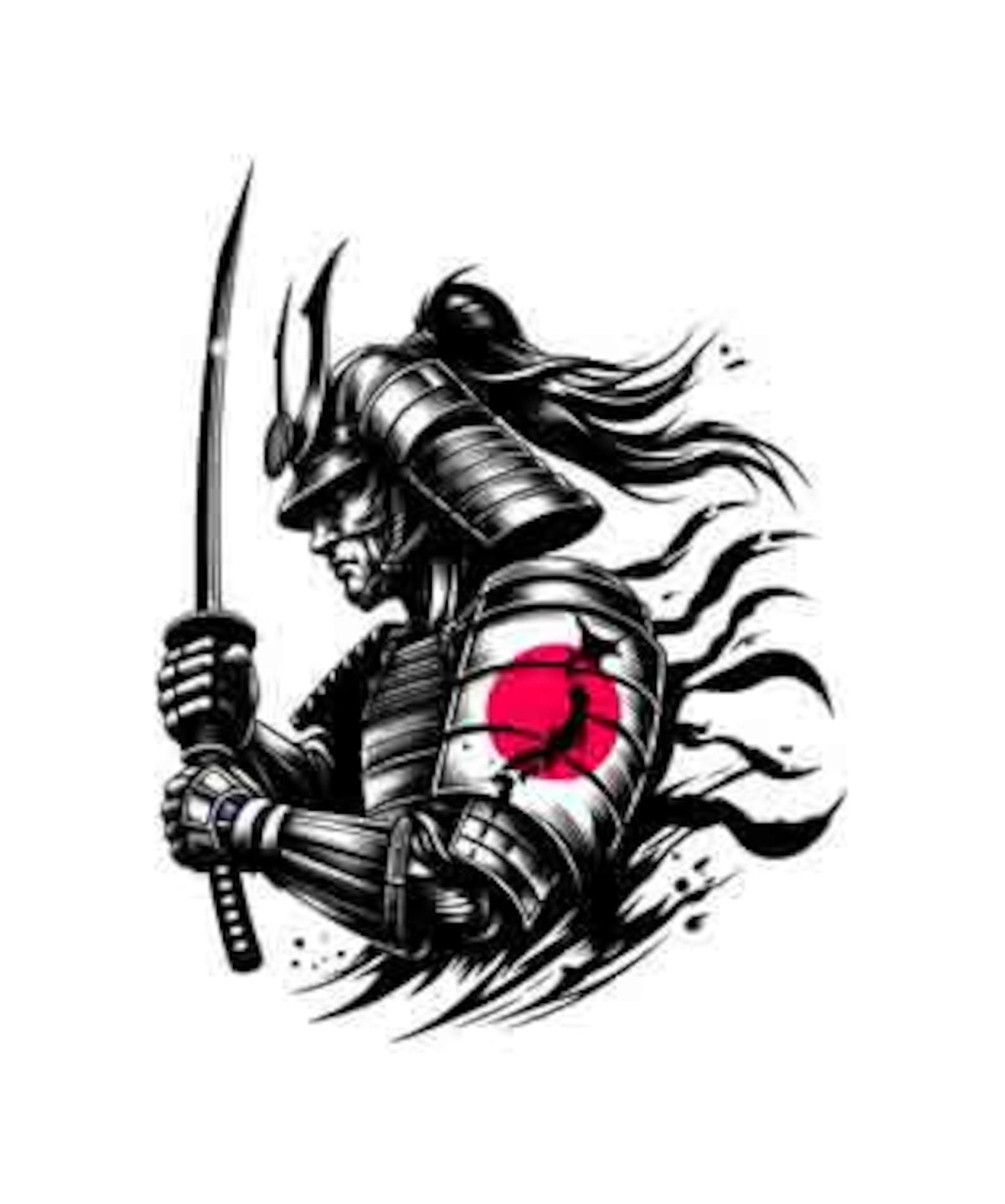 Japanese Samurai - Jiro - Digital Art Collection | PNG, JPEG & SVG ...