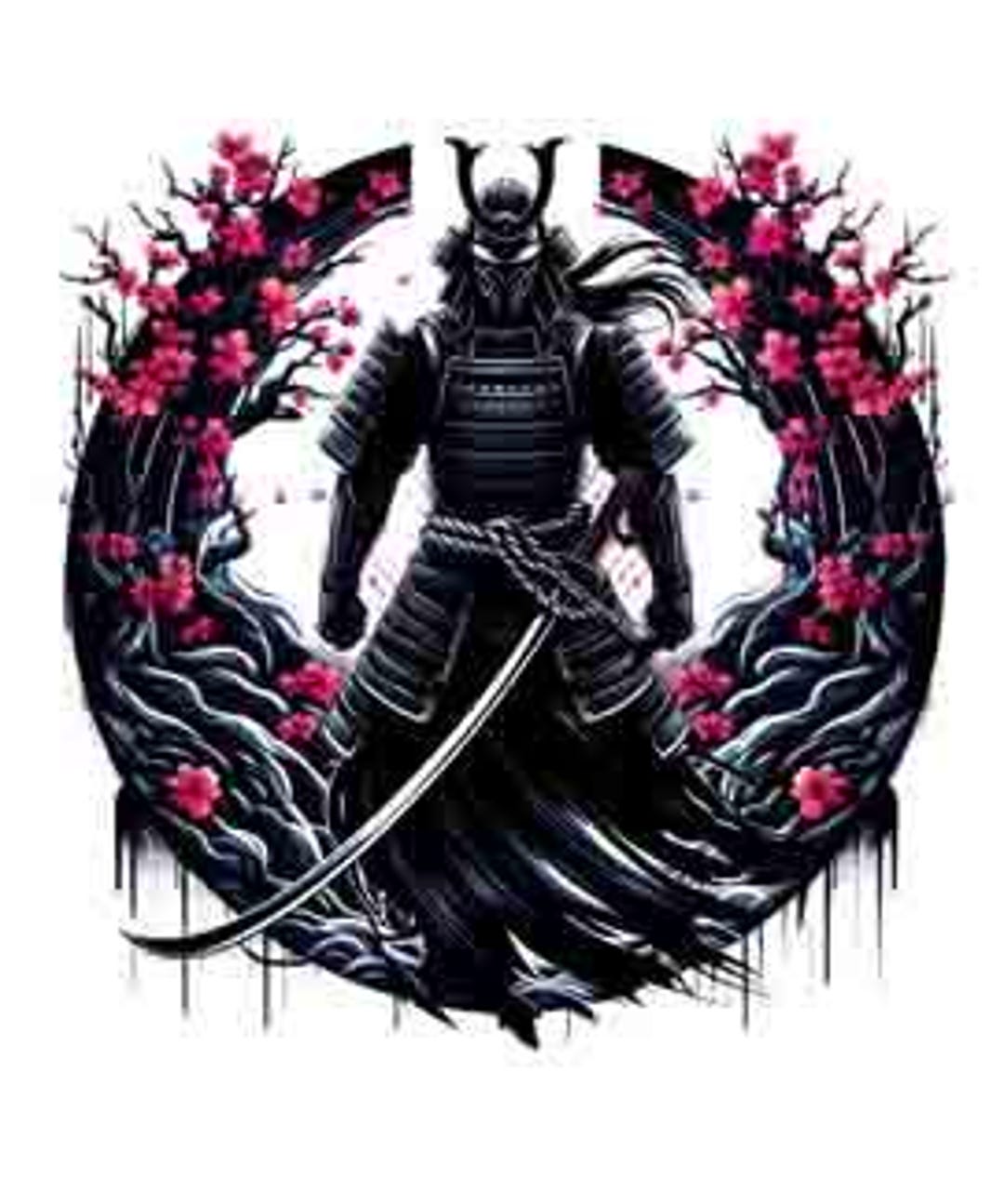 Samurai Shinigami Warrior - Code of Honour Japan Svg Digital Art PNG ...