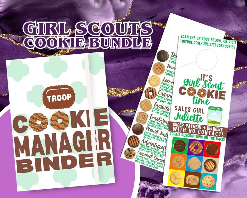 Girl Scouts Cookie Bundle – Door Hanger & Cookie Manager Binder ...