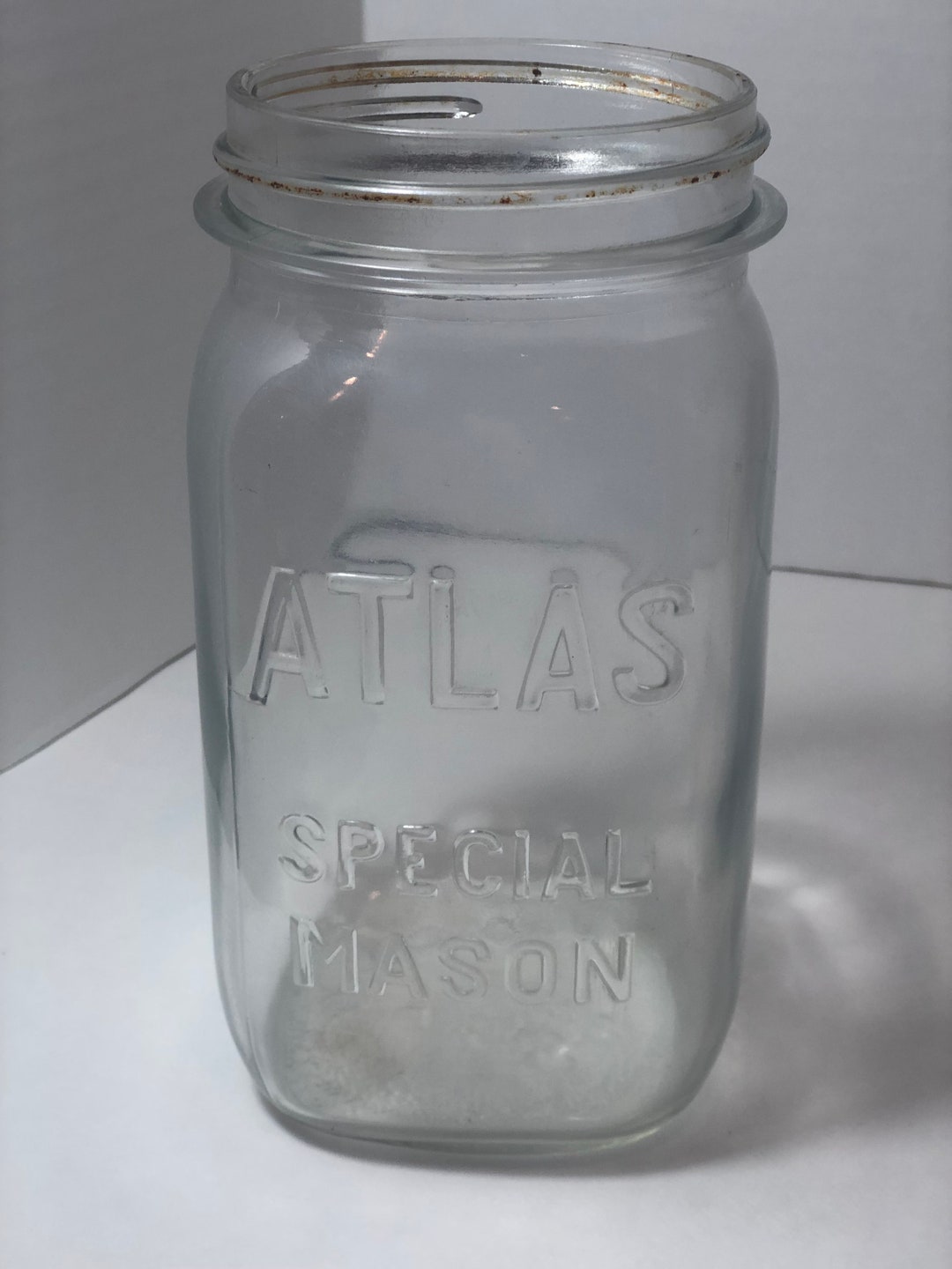 Vintage Atlas Special Mason Quart Jar - Etsy