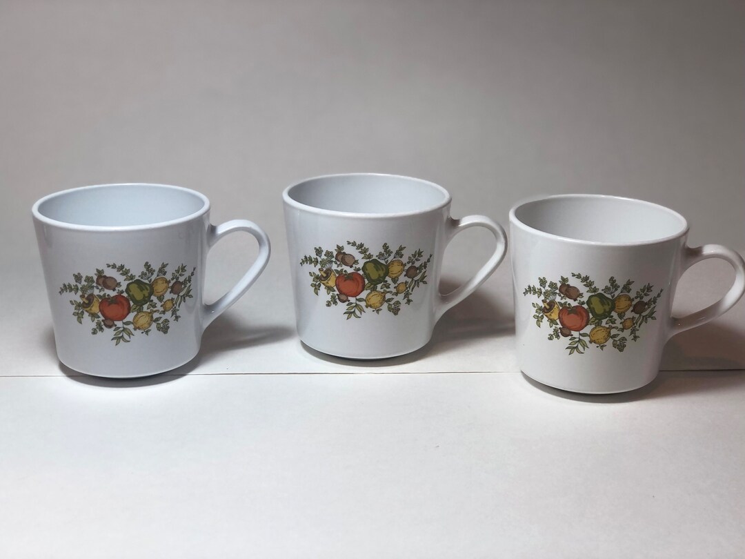 Vintage Set of 3 Corning Spice of Life Coffee/tea Cups - Etsy