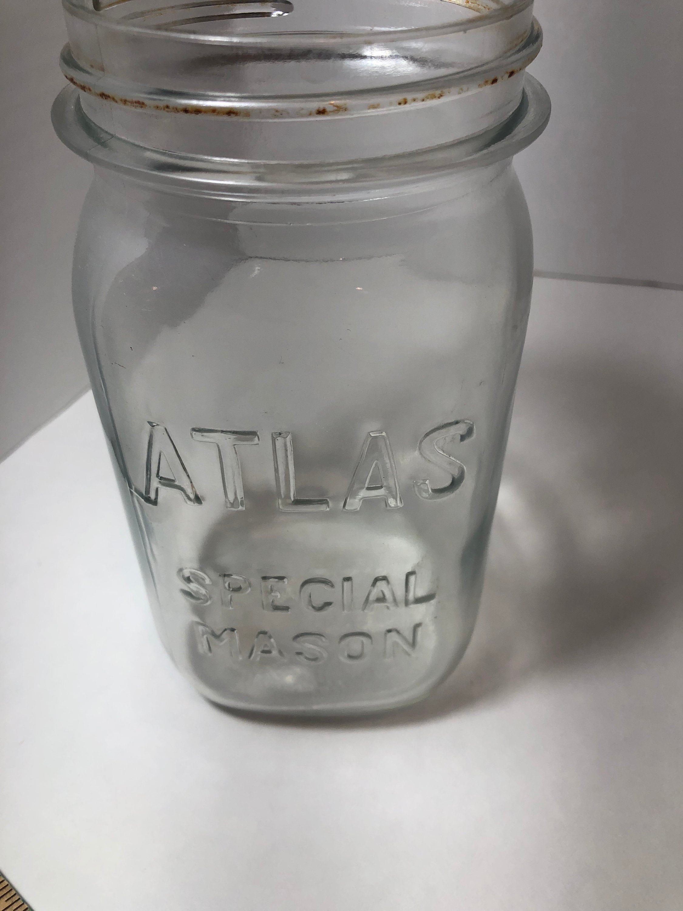 Vintage Atlas Special Mason Quart Jar - Etsy