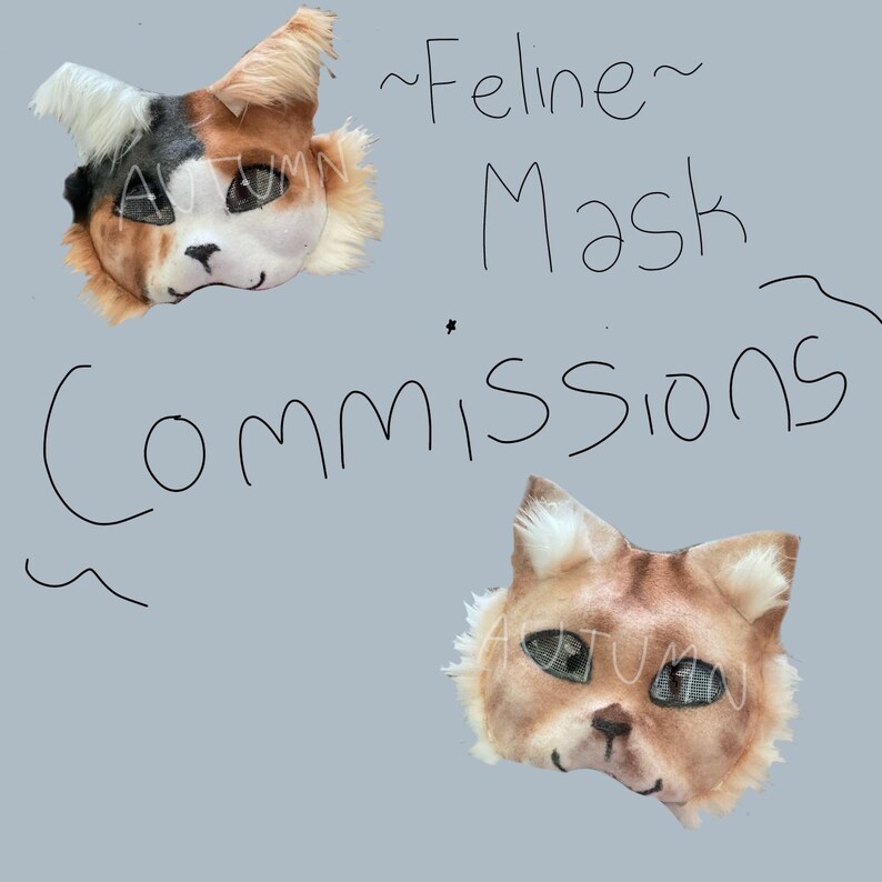 Mask Commissions (read Description) - Etsy