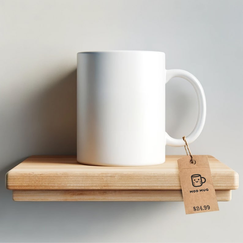 Plain White Mug - Etsy