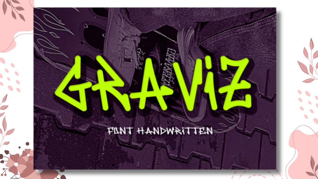 Graviz Font, Modern Font, Calligraphy Font, Wedding Font, Retro Font ...