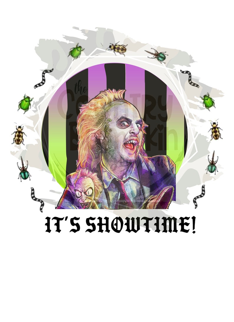 Beetlejuice PNG Sublimation Instant Digital Design - Etsy Australia