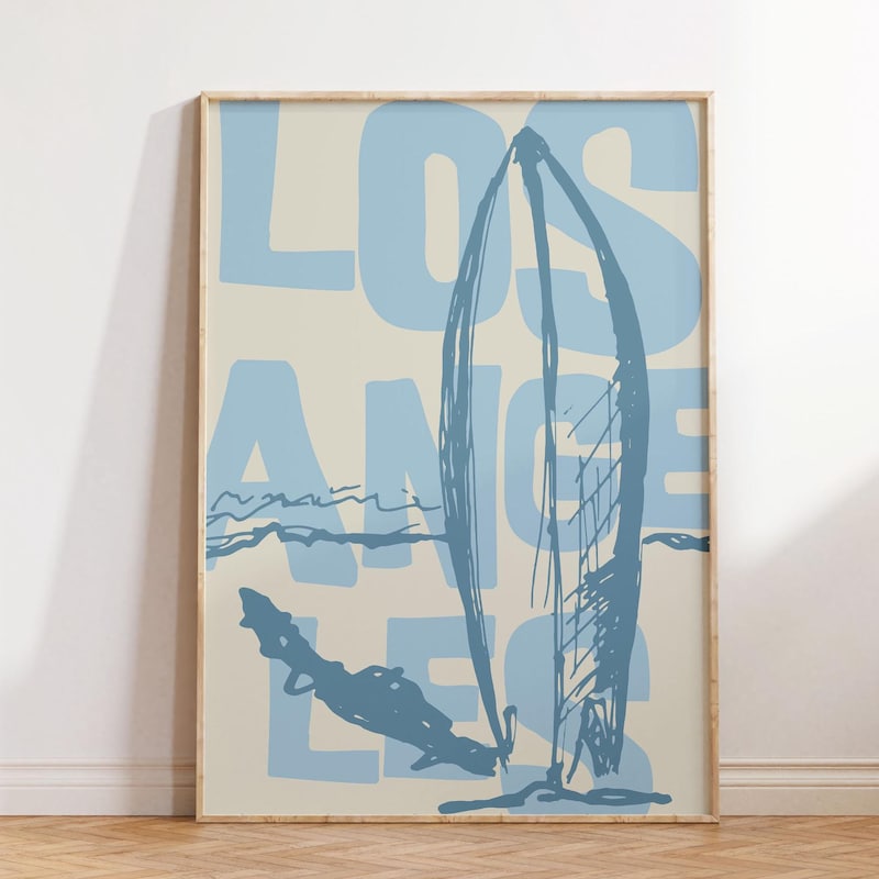 Los Angeles Print - Etsy