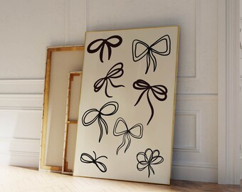 Coquette Bow Poster Digital Print - Etsy Canada