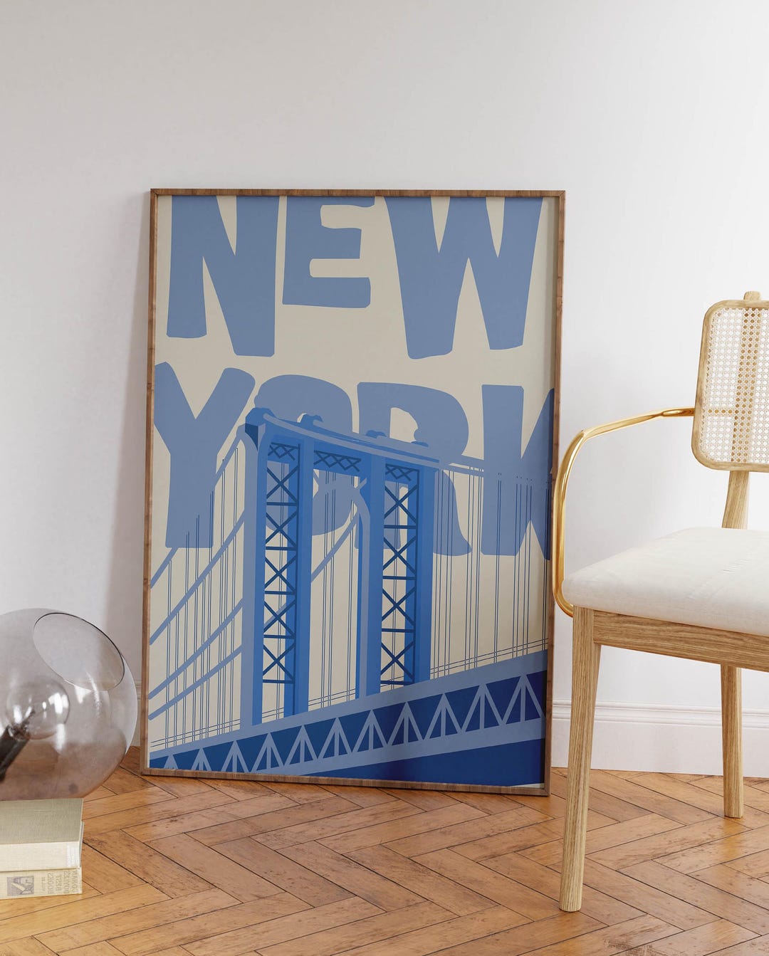 Vintage New York City Poster: Retro NYC Wall Art (digital Download) - Etsy