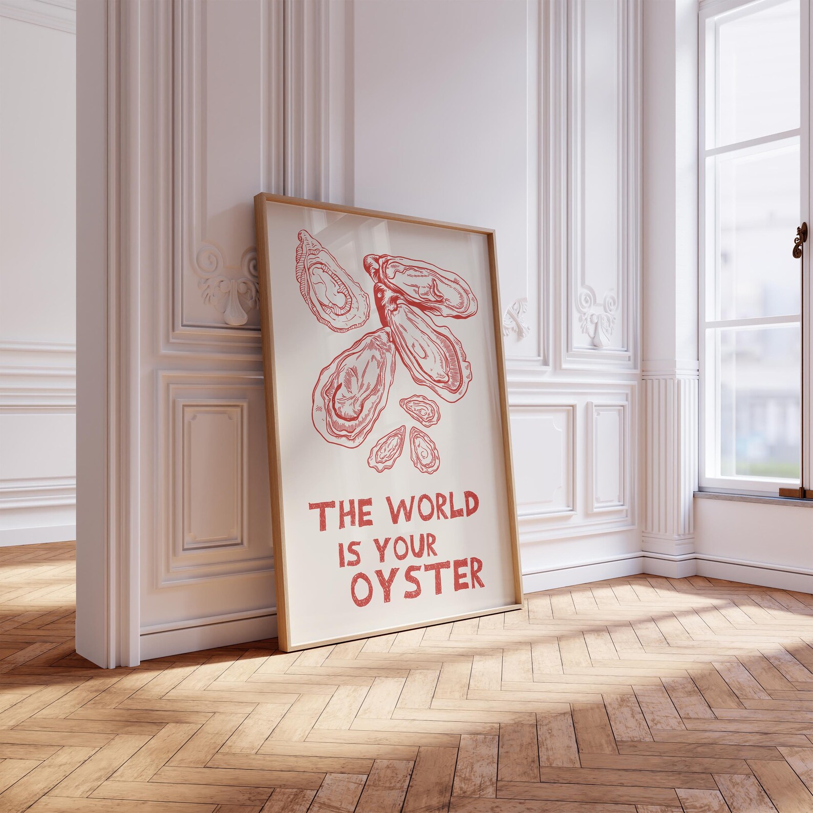 Oysters Kitchen Print: Retro Food Art (digital Download) - Etsy