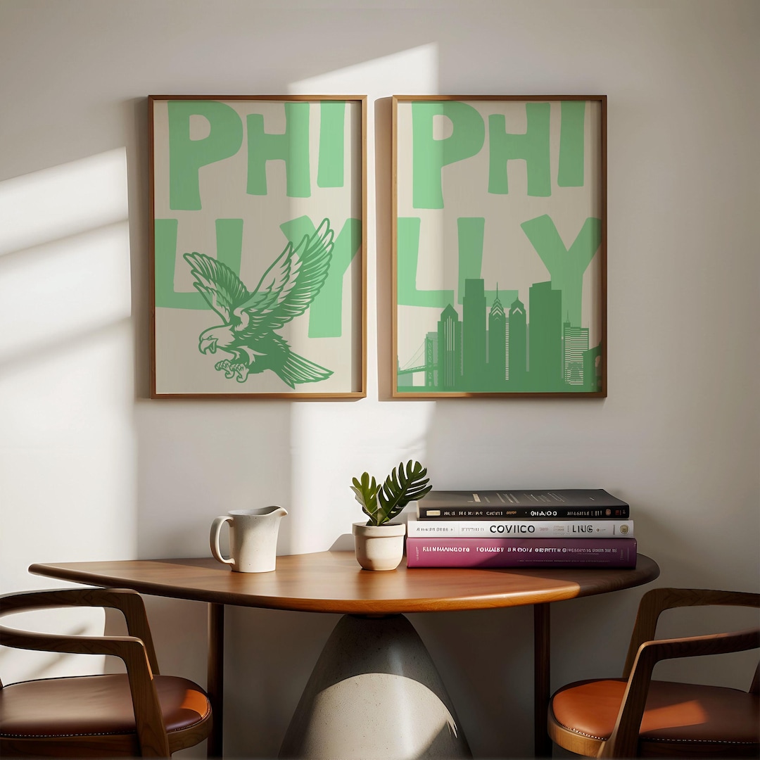Philly Art Print Vintage Philadelphia Wall Art Retro Philly Posters ...