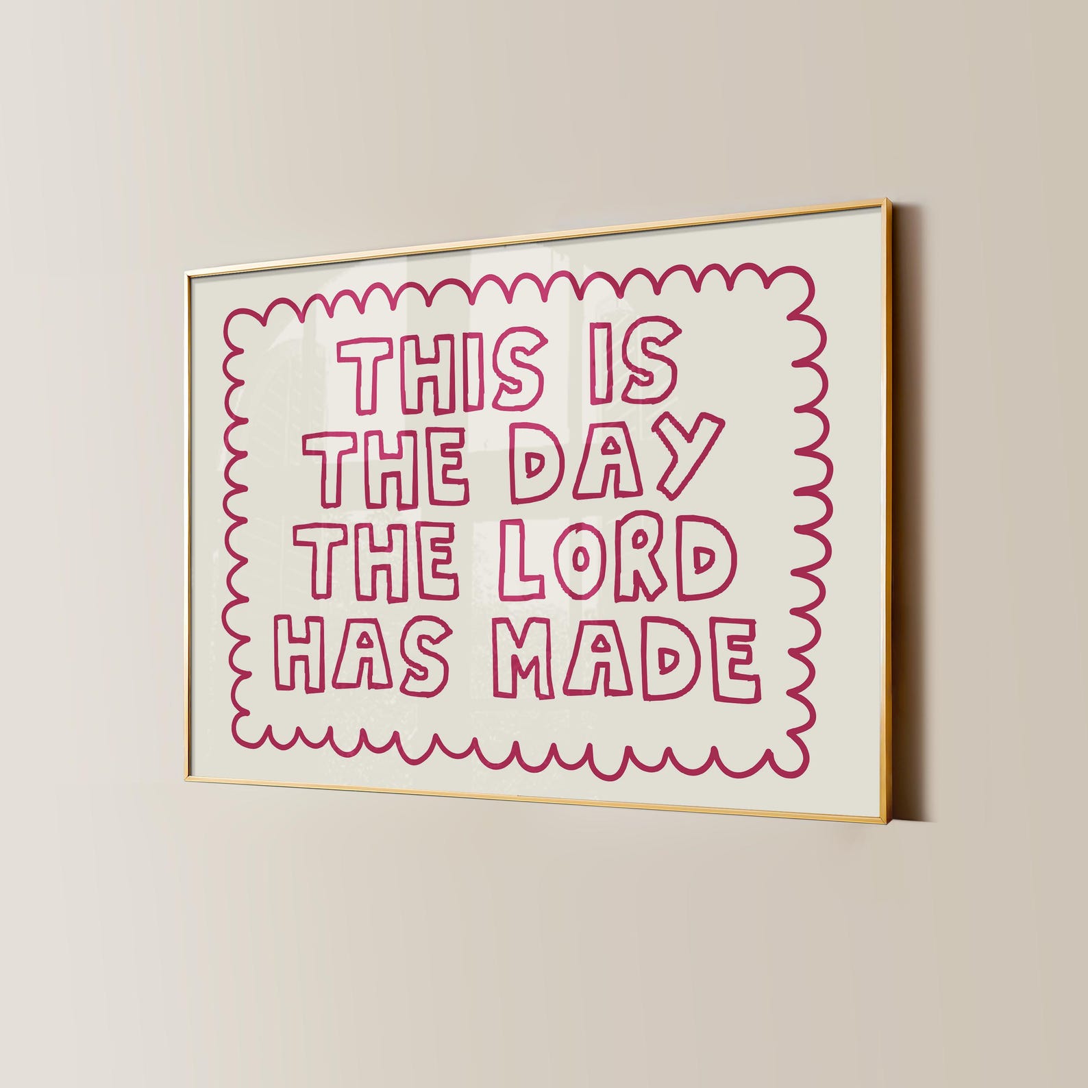 This is the Day the Lord Has Made Print: Retro Christian Decor (digital ...