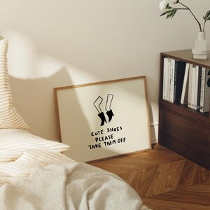Polite Remove Shoes Sign for Clean Hallway, Funny Guest Manners Print ...