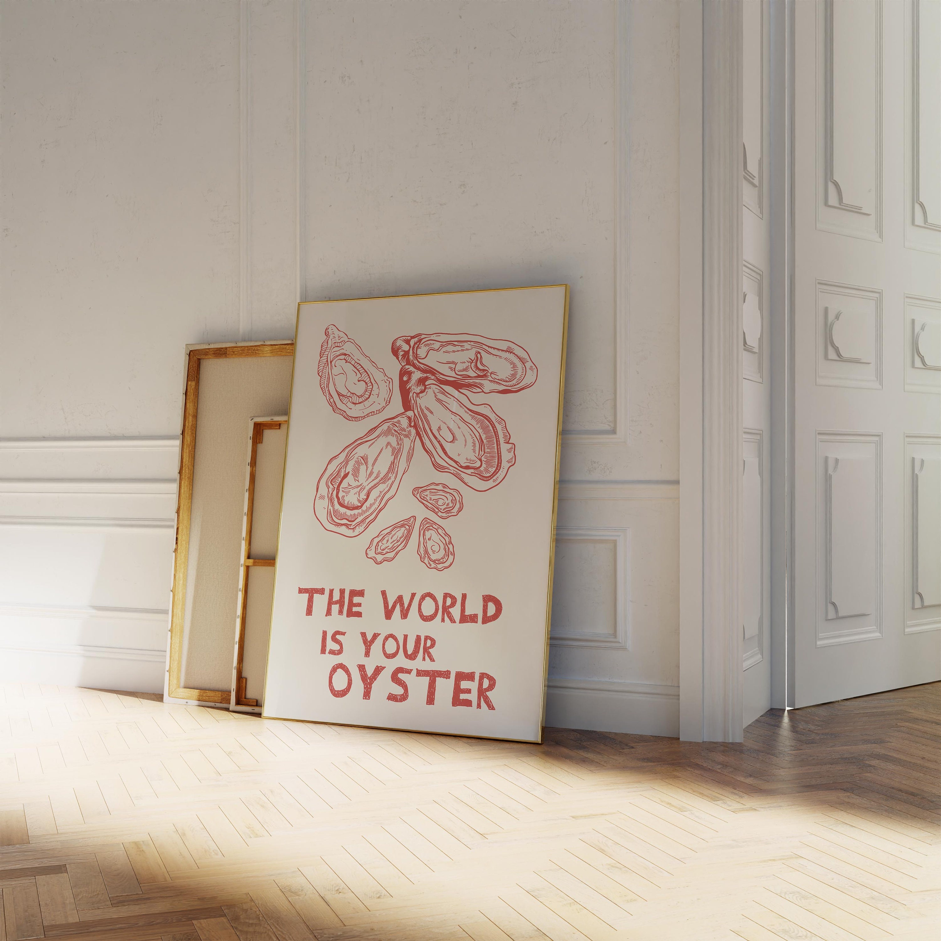 Oysters Kitchen Print: Retro Food Art (digital Download) - Etsy