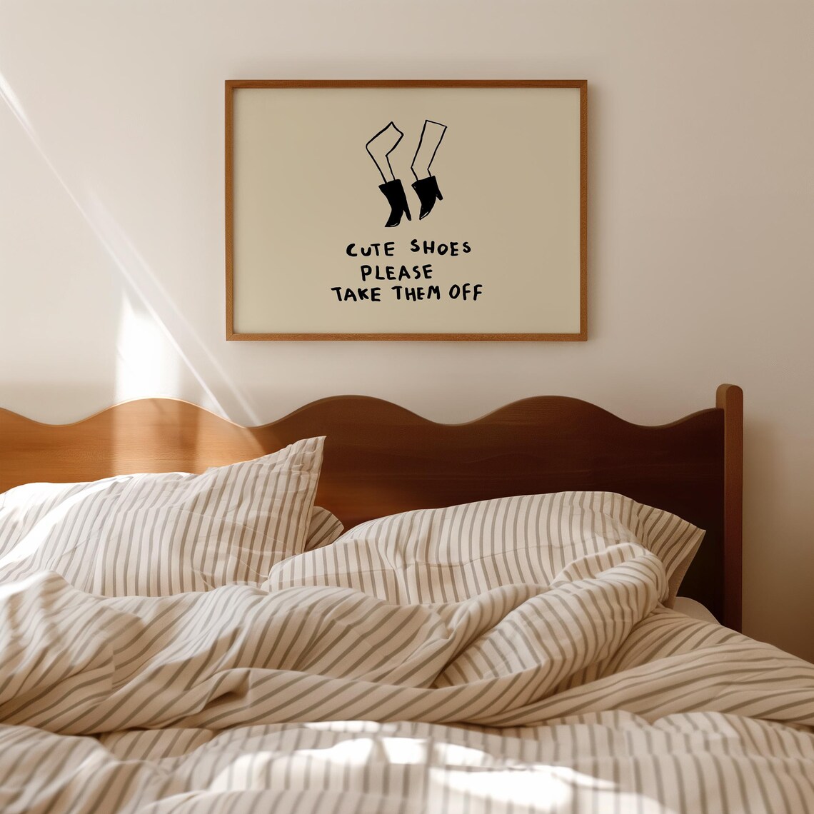 Polite Remove Shoes Sign for Clean Hallway, Funny Guest Manners Print ...