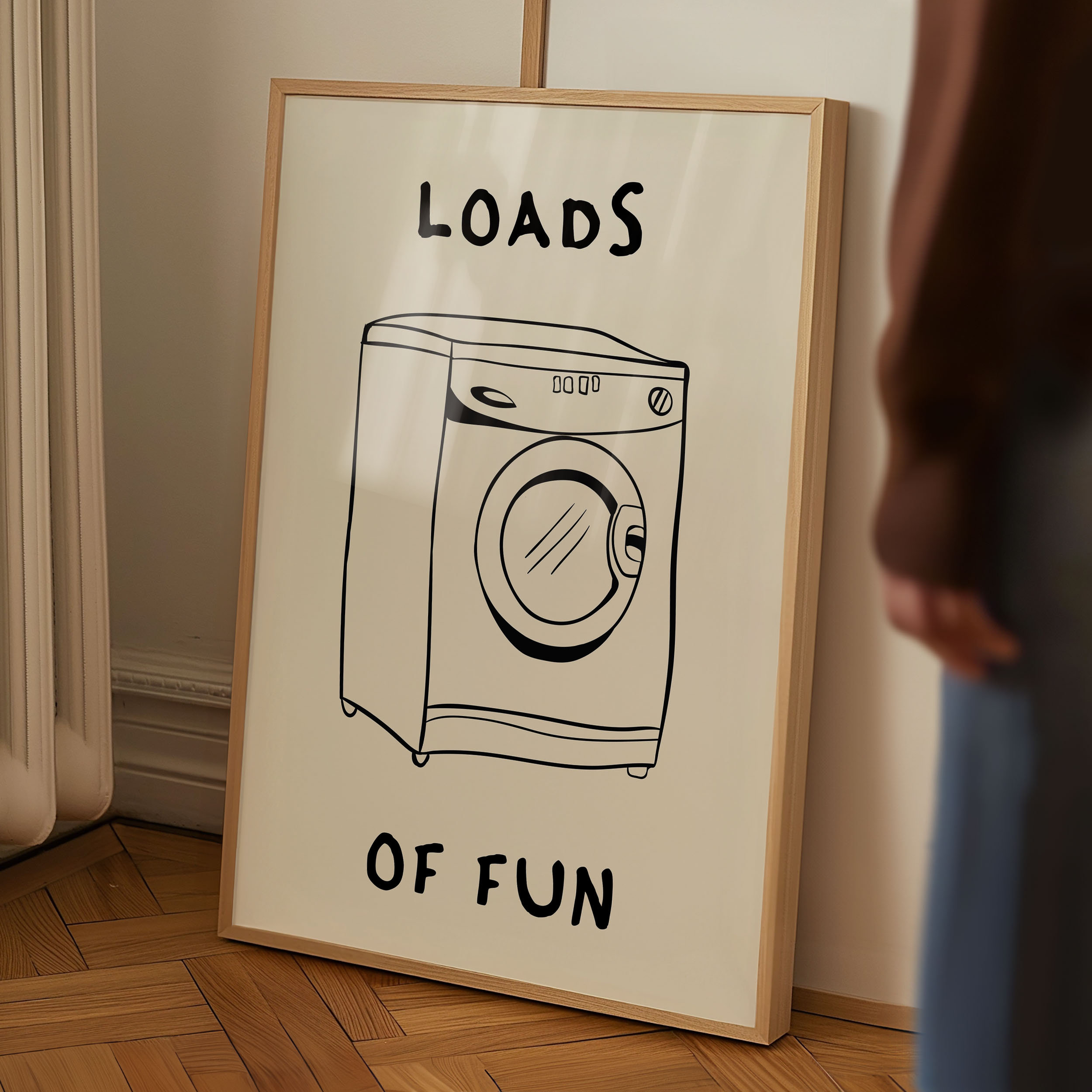 Loads of Fun Poster Funny Laundry Print Laundry Room Decor Cute Quote ...