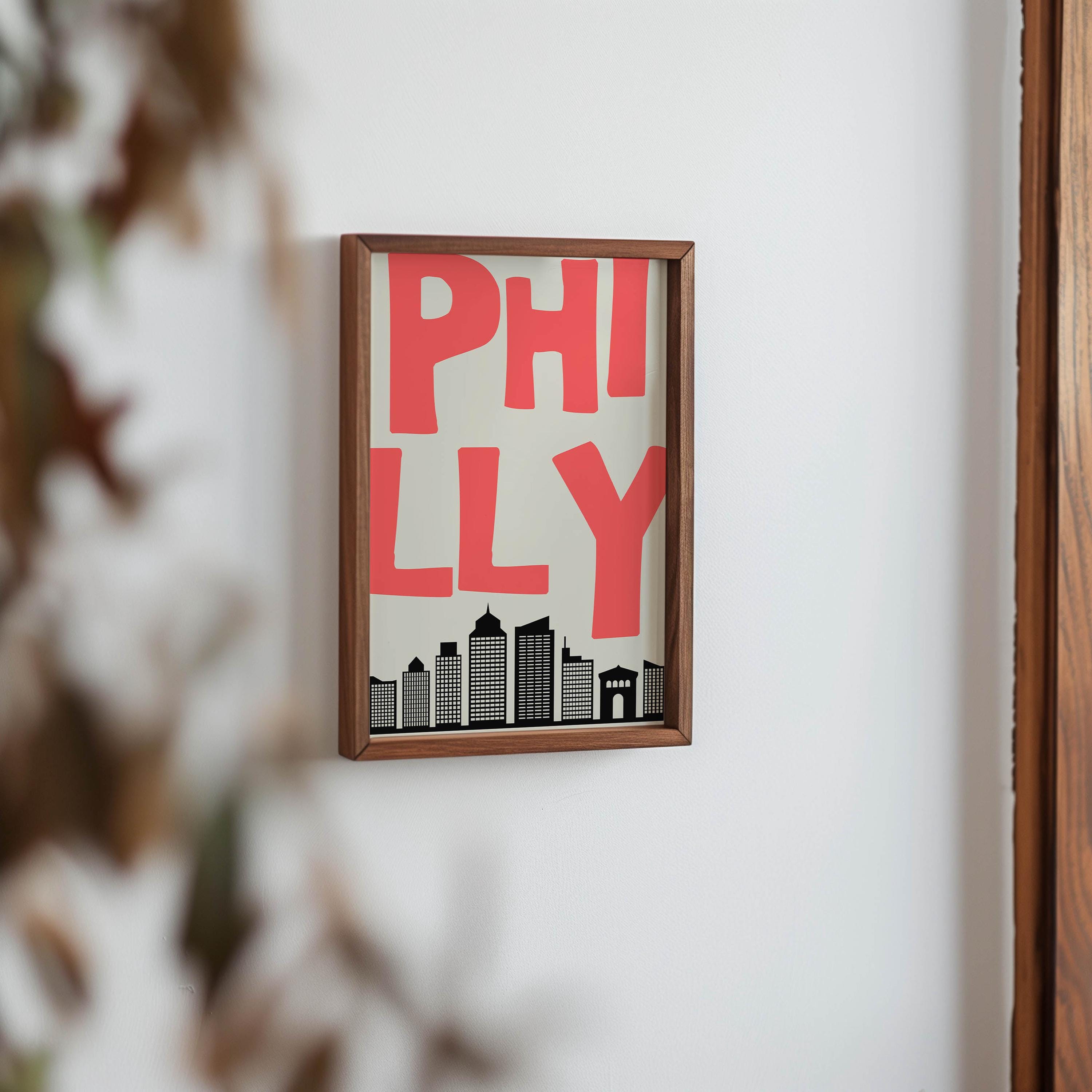 Philly Art Print: Vintage Philadelphia Poster, Retro Home Decor ...