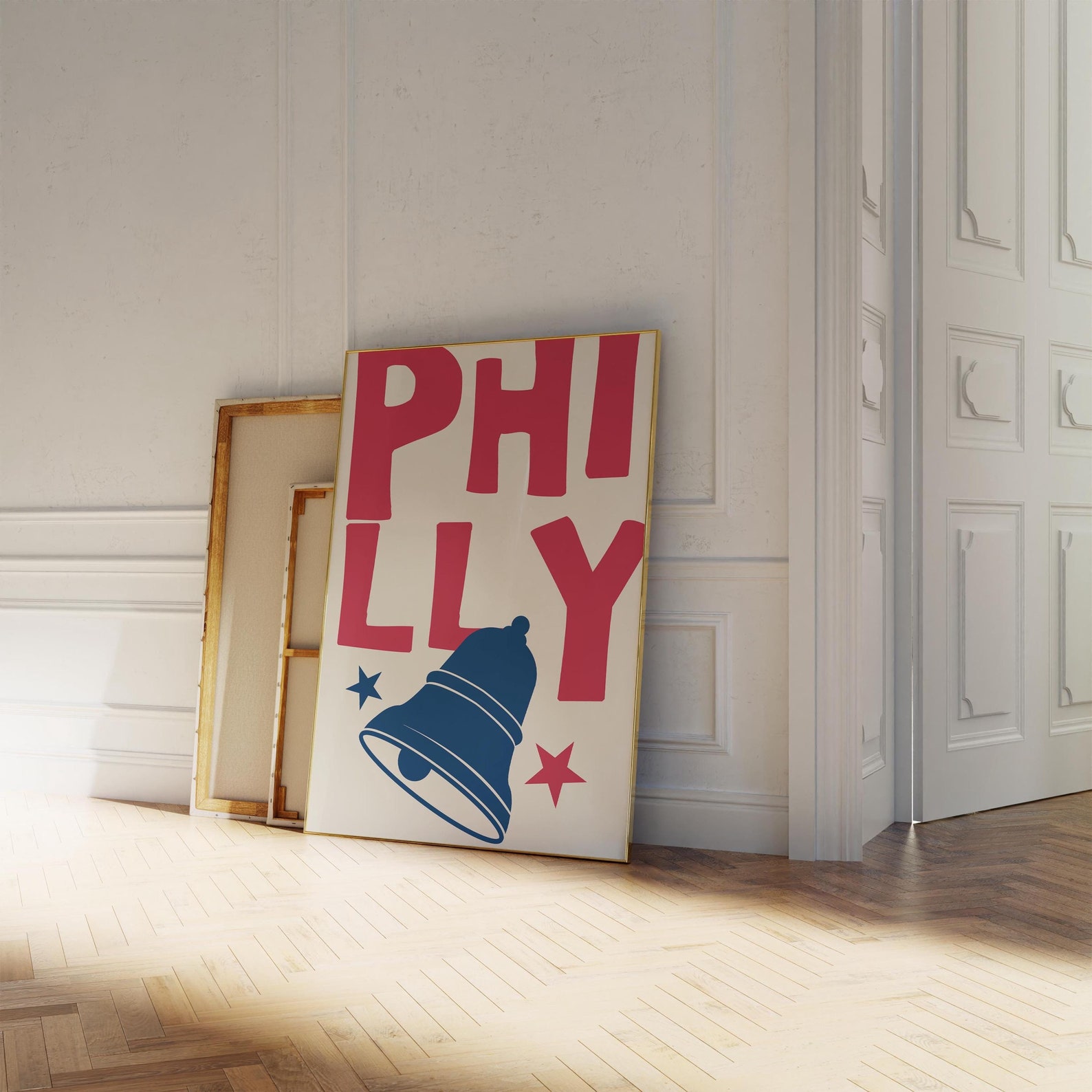 Vintage Philadelphia Art Print: Retro Philly Home Decor (digital ...