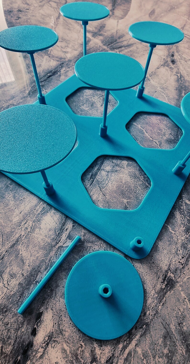 Marshmallows, Biscuits, Cupcakes Stand for Decoration. 9 Positions ...