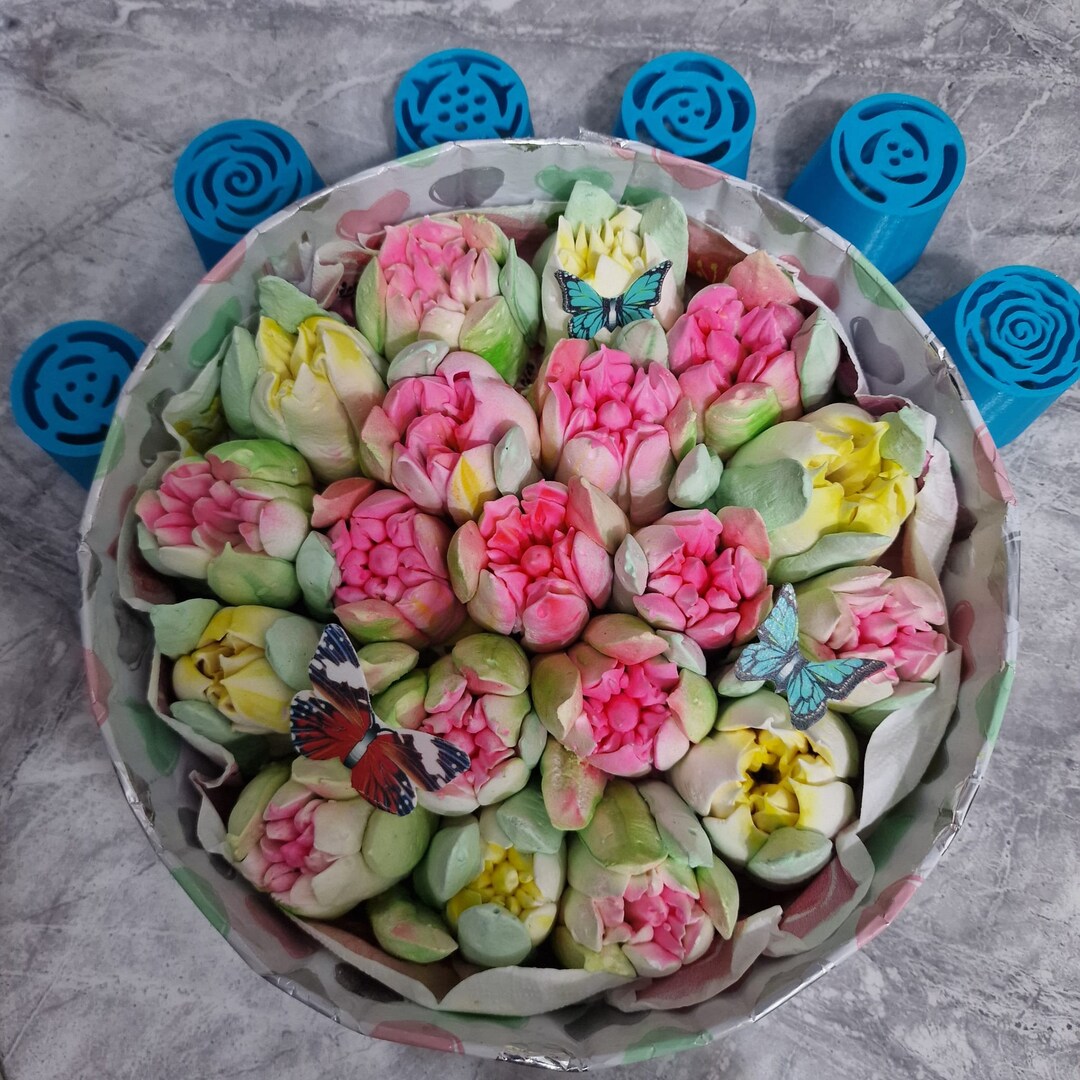 5cm Piping Nozzles Plastic Decorating Marshmallow Flowers - 21 Choices ...