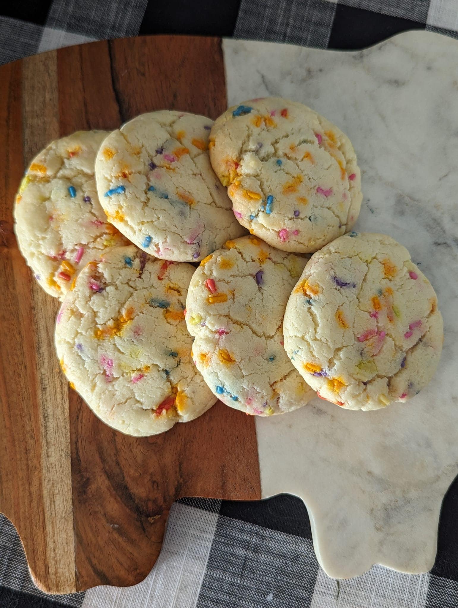 Confetti Cake Cookies - Etsy
