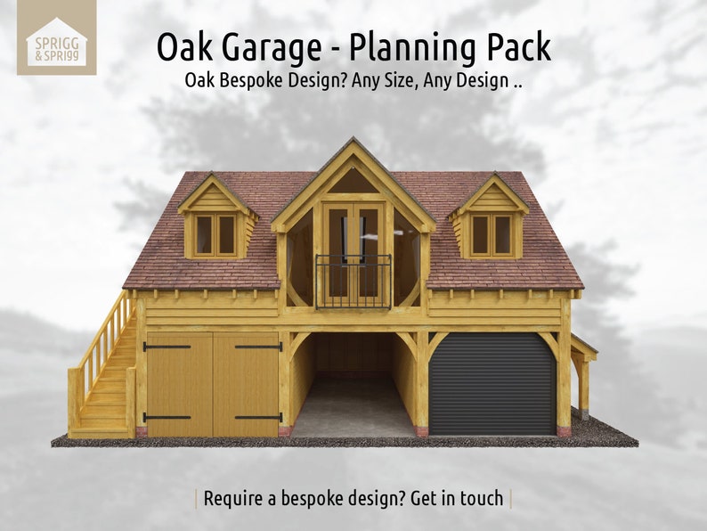 Oak Garage - Bespoke - Planning Pack - Etsy