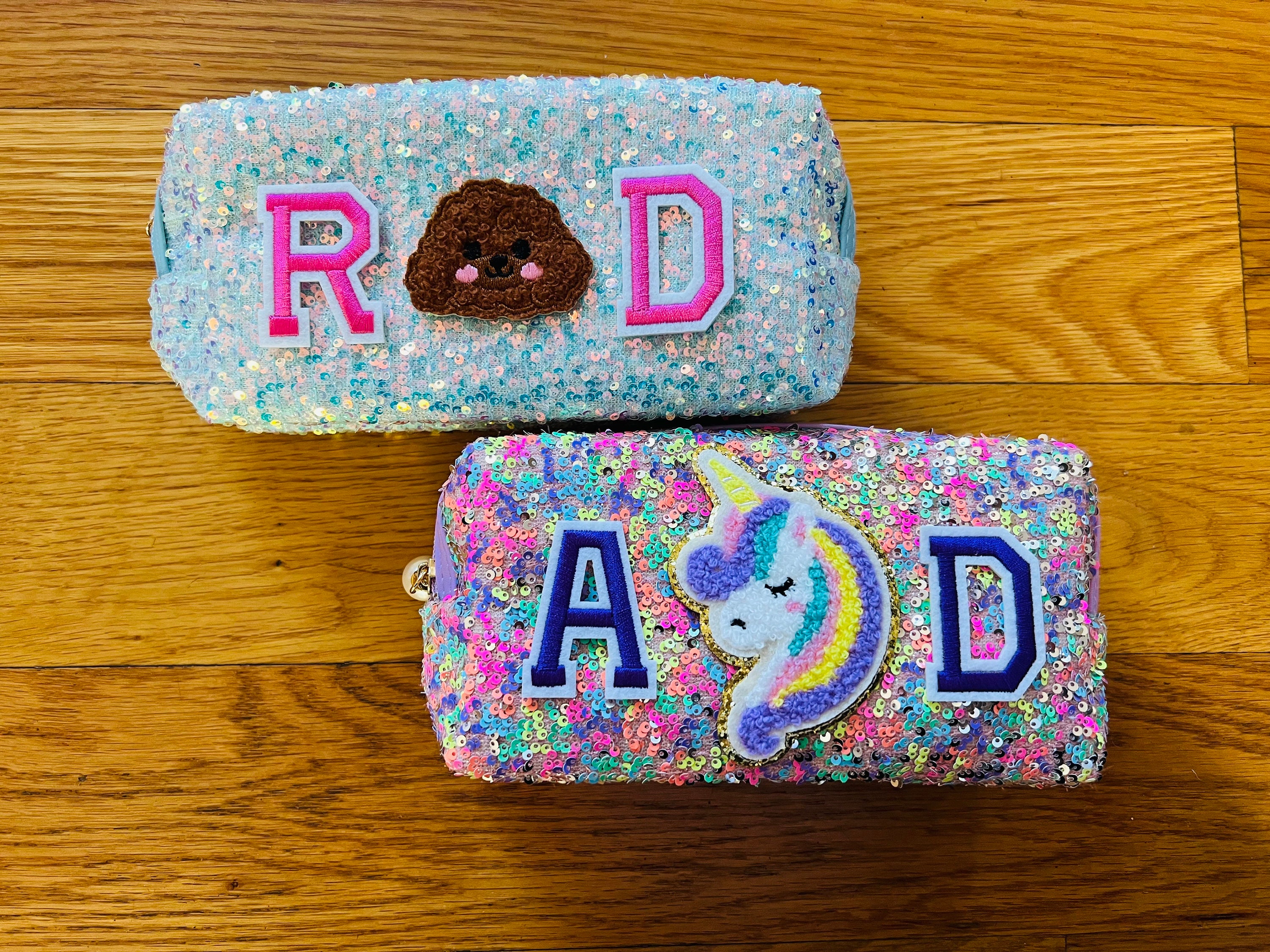 Personalized Sequin Makeup Bag - Etsy