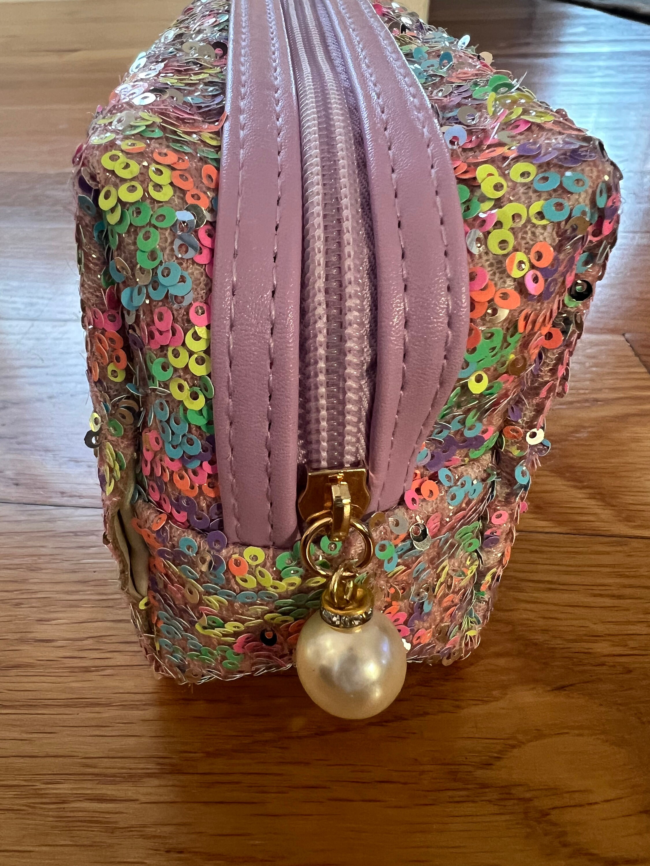 Personalized Sequin Makeup Bag - Etsy