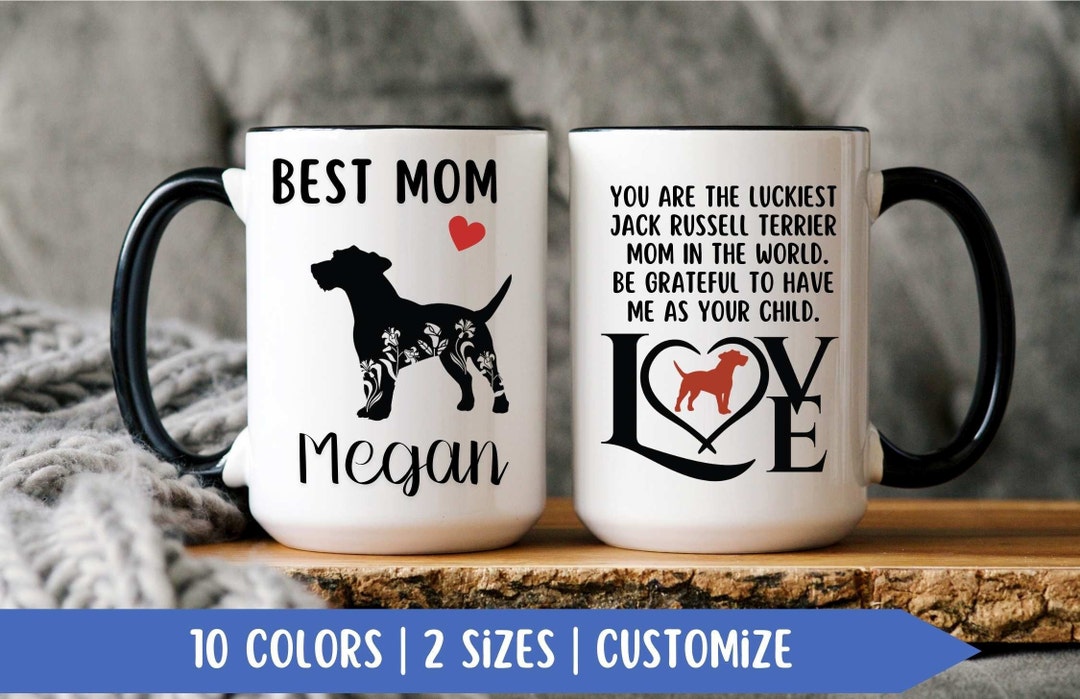 Jack Russell Terrier Coffee Mug, Cute Pet Jack Russell Gift, Dog Lover ...