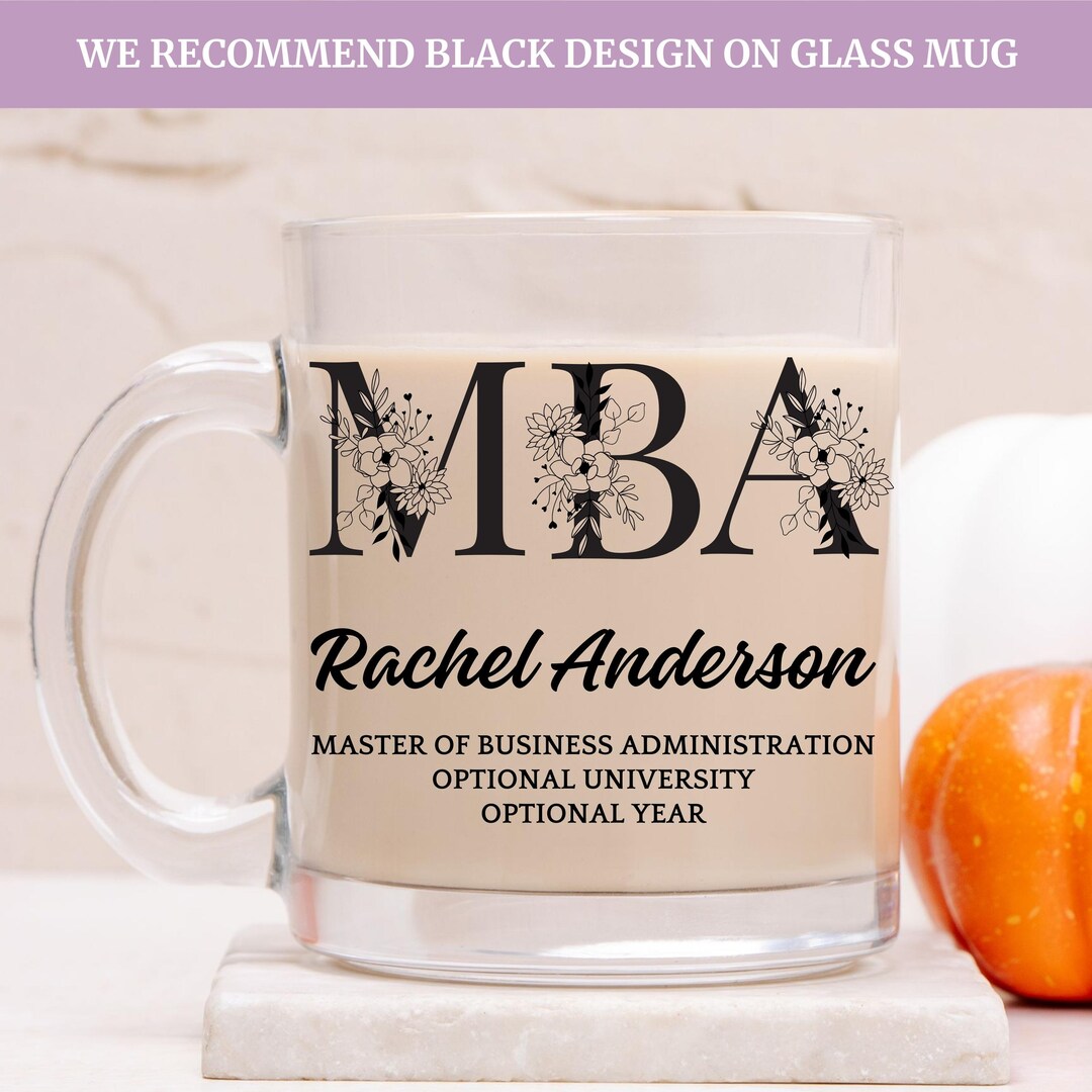 MBA Mug Personalize, MBA Gift, MBA Gift for Women, Customize Mba Name ...